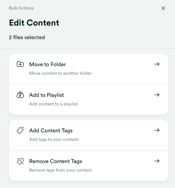 Manage your files with Bulk Actions