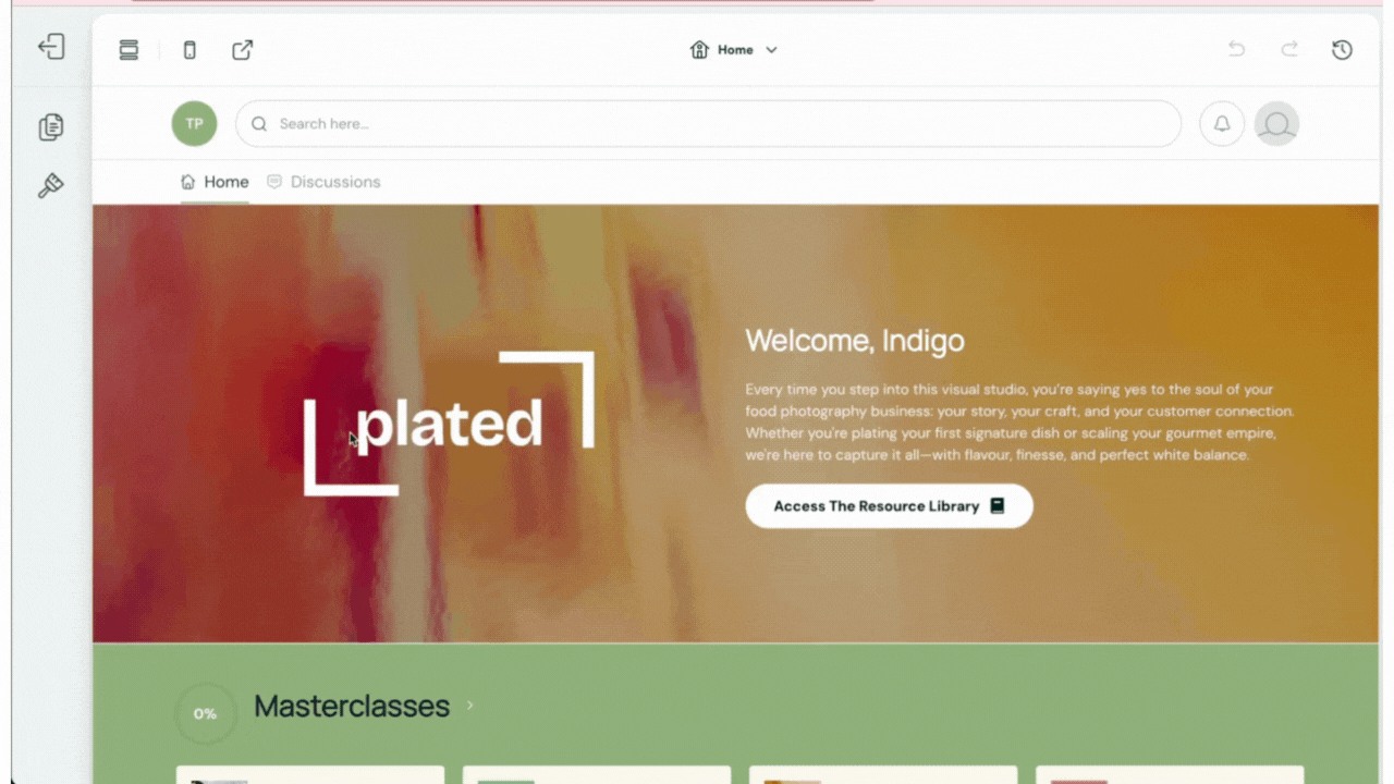 Choose a new homepage for your Hub