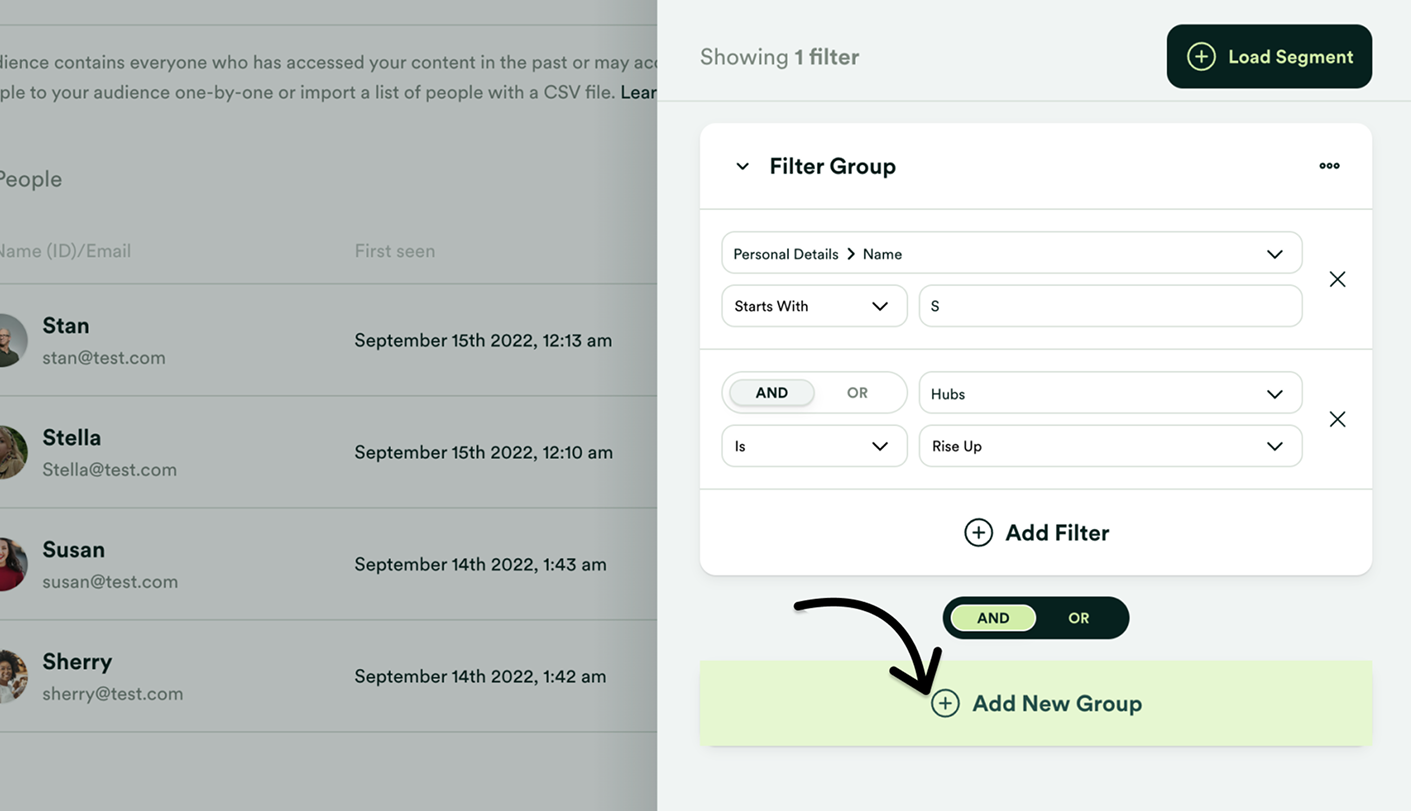 Create and manage Contact Segments