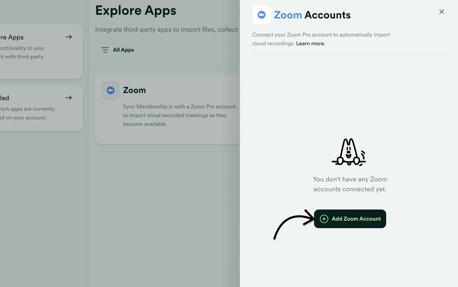 Connect your Zoom Pro account