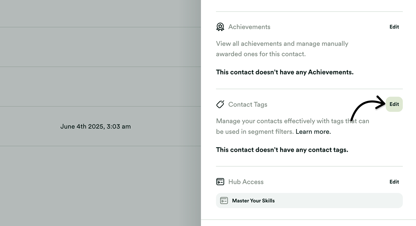 Use Tags to manage your Contacts and Hub Members