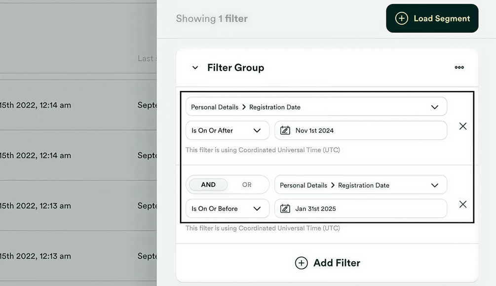 Manage your Hub Registration page