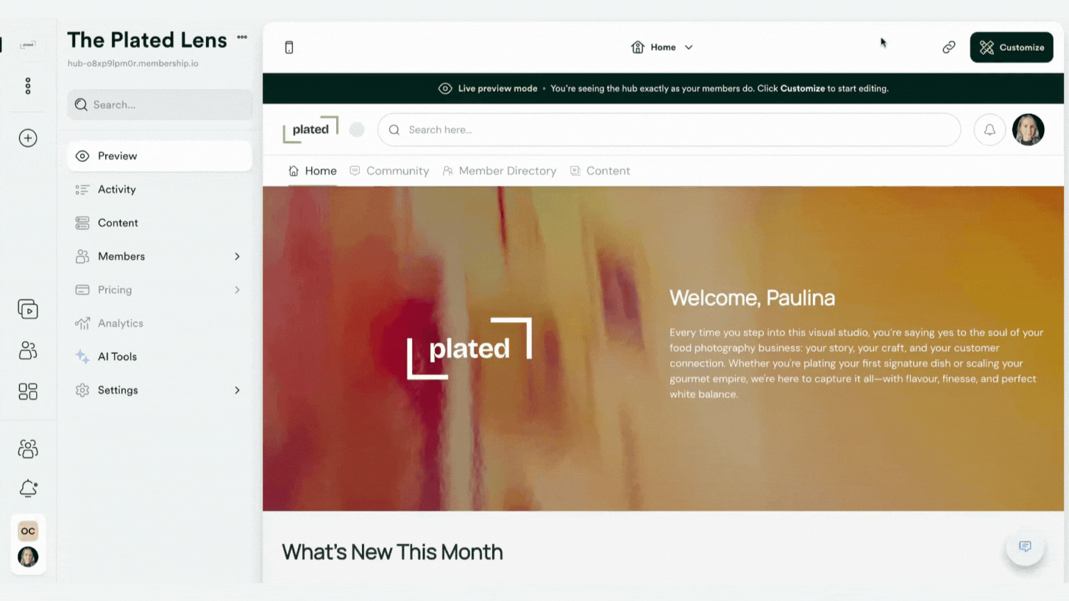 Getting started with Hub Sections
