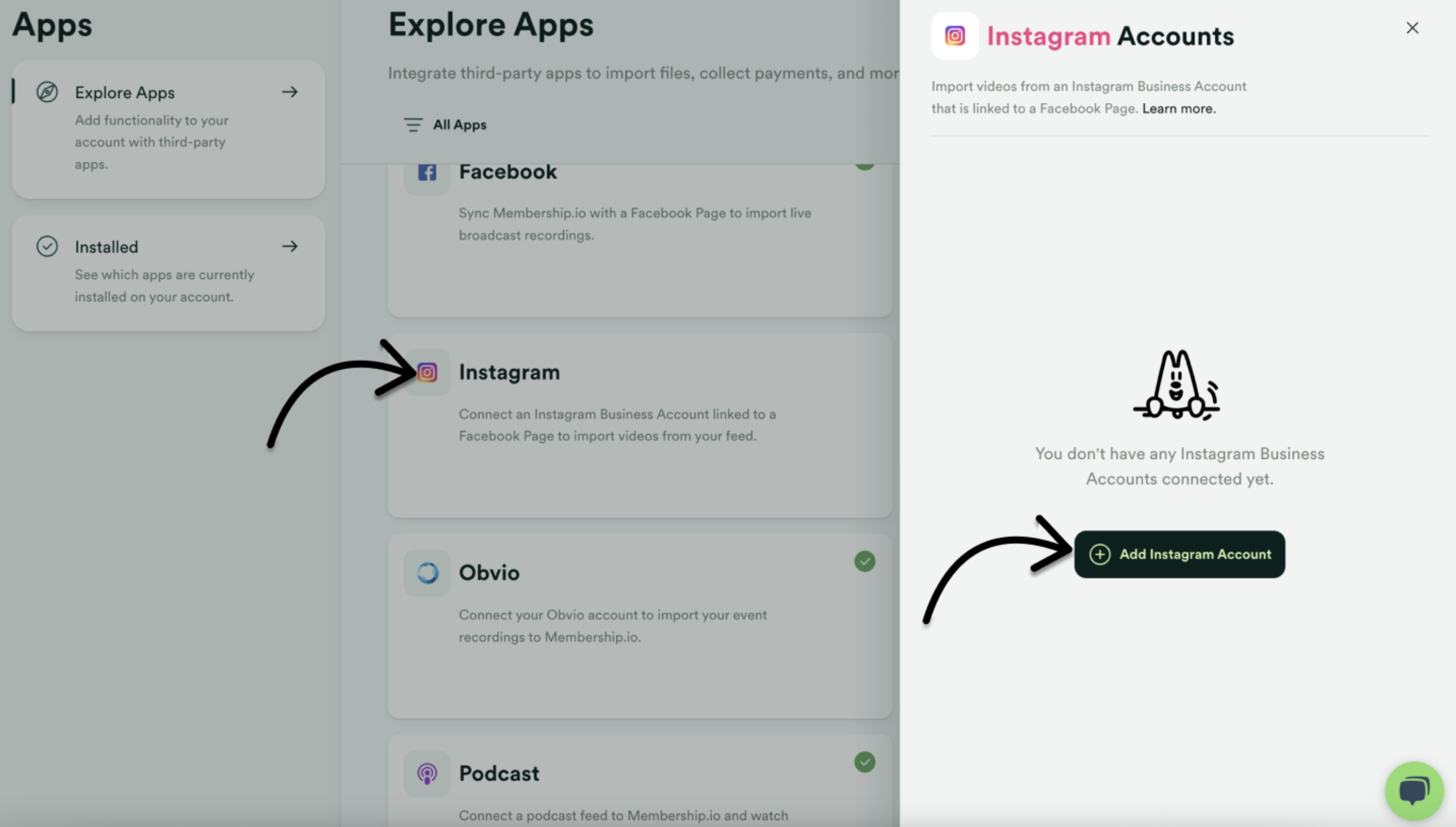 Connect your Instagram account