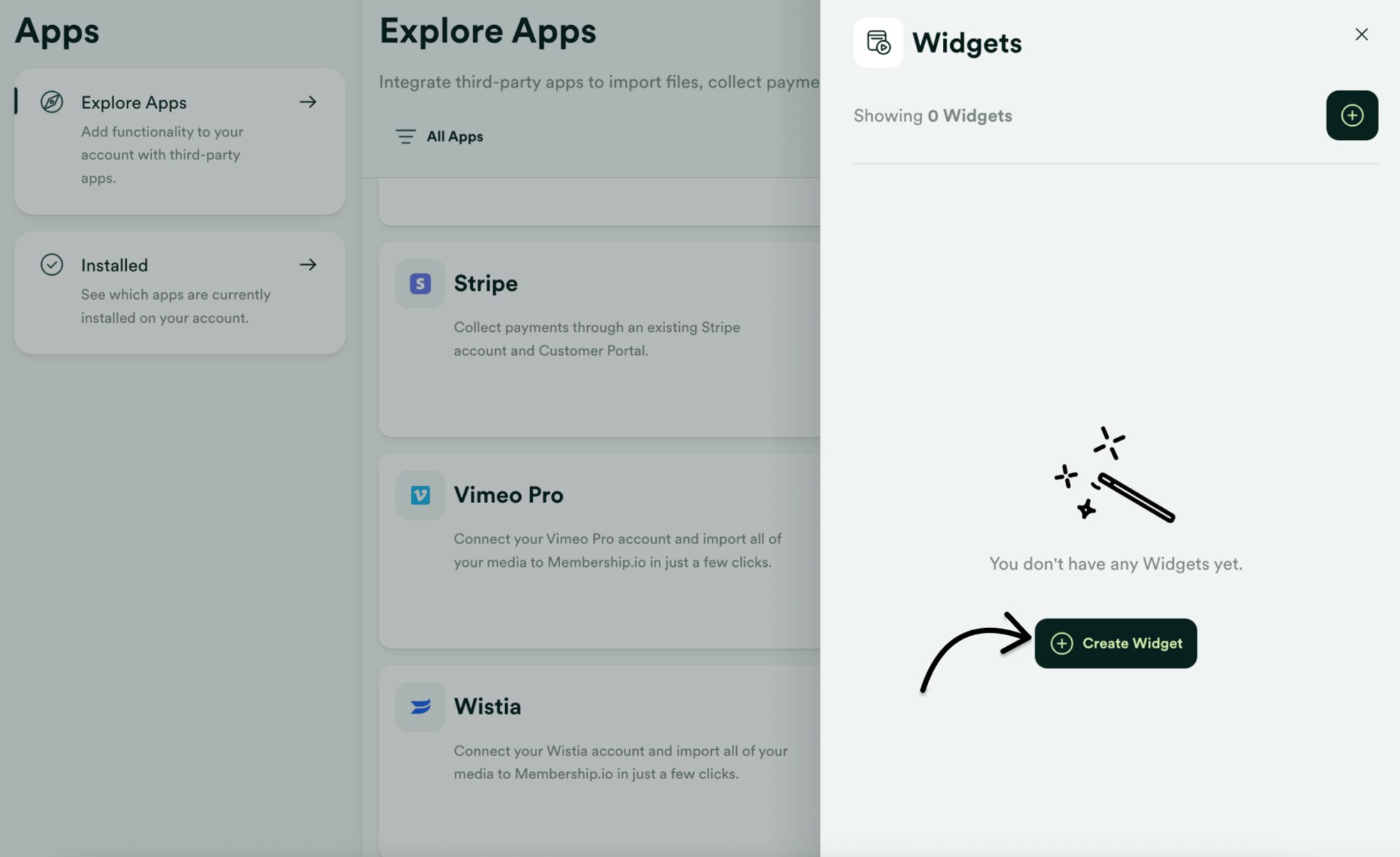 How to create a search widget